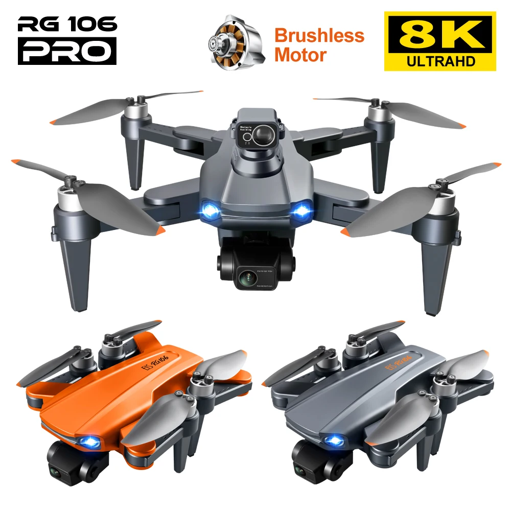 RC Helicopter Drone Foldable Quadcopter 4K Professinal With 8K Wide Angle HD Camera – 5 Star Drones