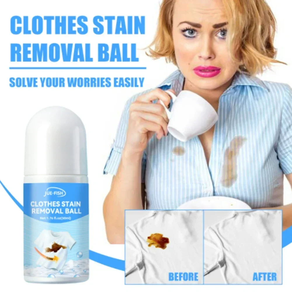 Portable Clothes Stain Removal Ball Food oil stains Cleaning Brush ...