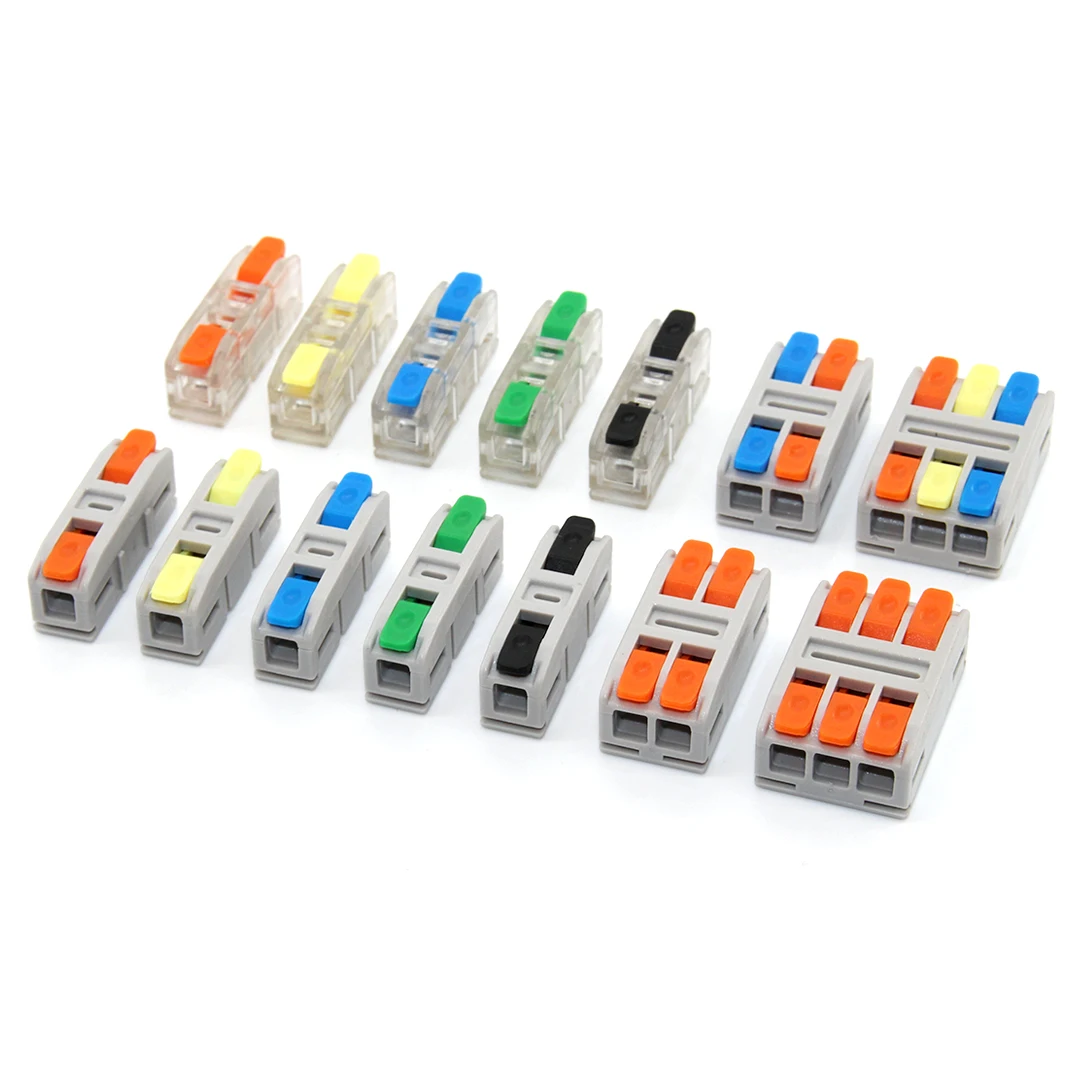 10PCS Quick Electrical Wire Connectors Universal Compact Splicing ...