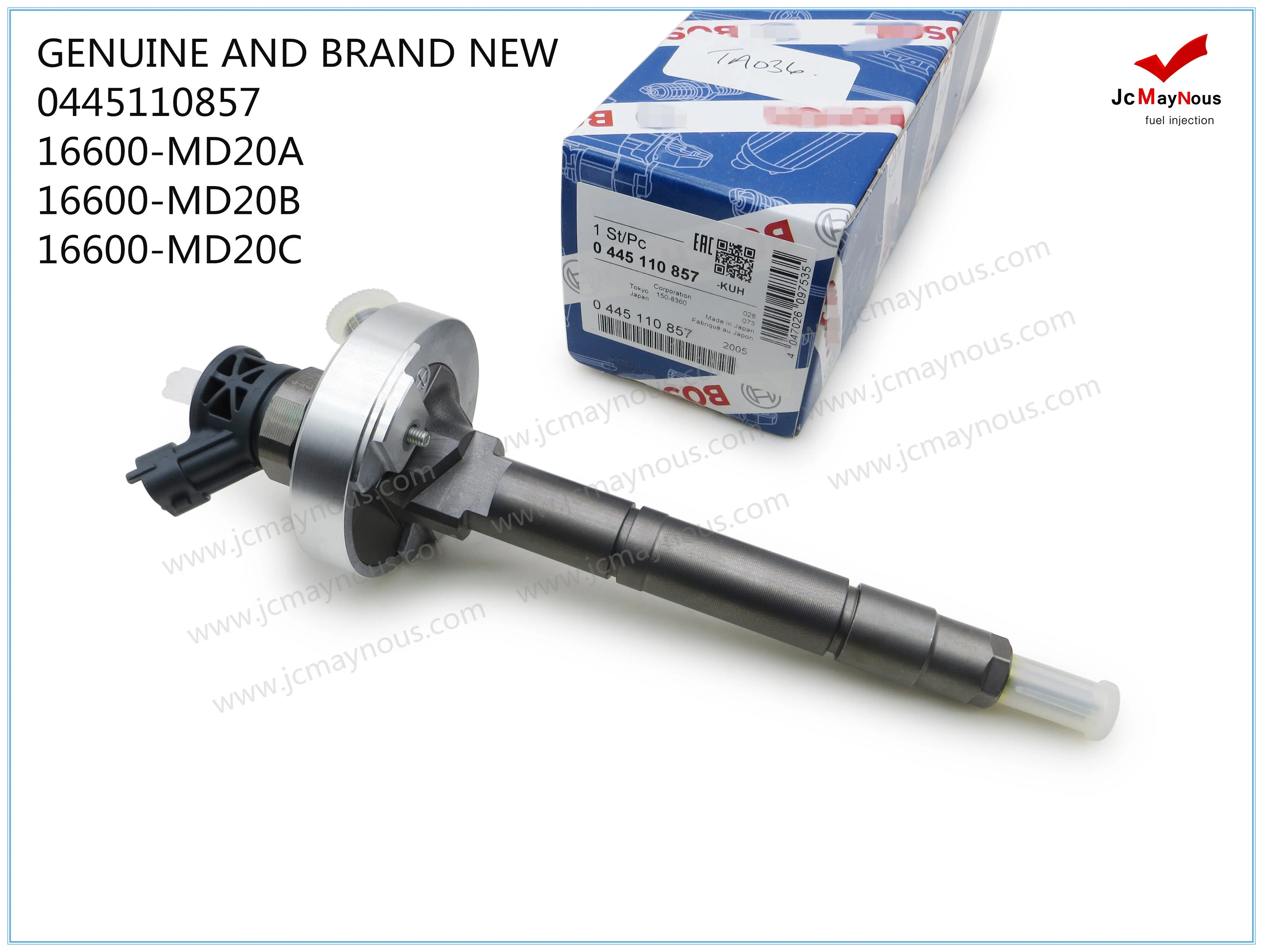 GENUINE AND BRAND NEW DIESEL COMMON RAIL FUEL INJECTOR 0445110857 ...