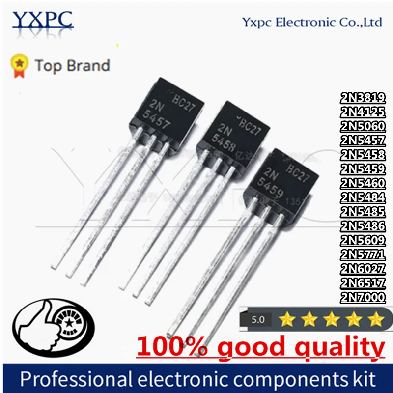 Piezas-2N3819-2N4125-2N5060-2N5457-2N5458-2N5459-2N5460-2N5484-2N5485 ...