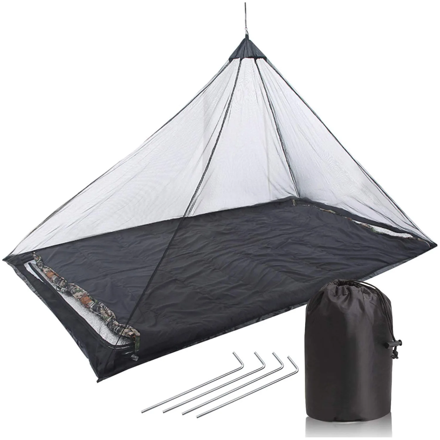 Outdoor-Single-Person-Camping-Triangle-Net-Portable-Prevention-Tourism ...