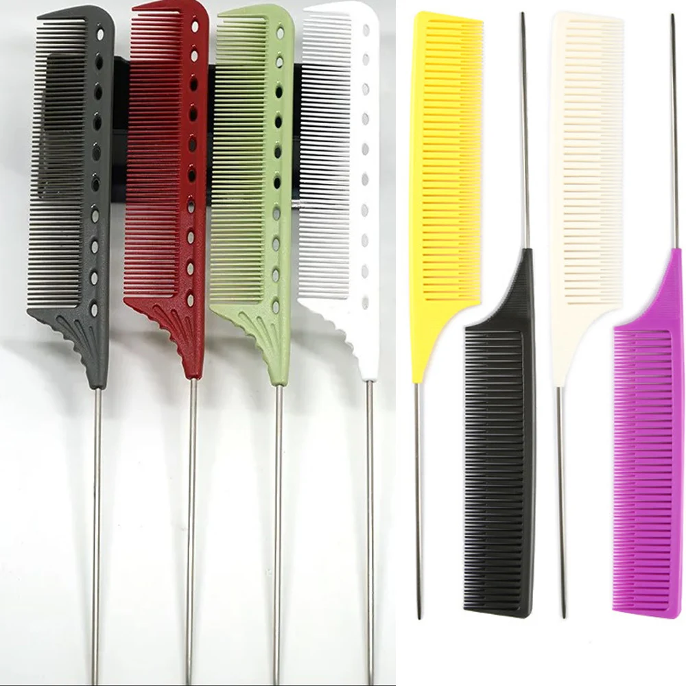 Pointed-Rat-Tail-Hair-Comb-Plate-Hair-Comb-perm-hair-dyeing-comb-pick ...