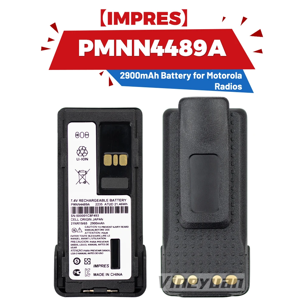 7-4V-2900mAh-PMNN4489A-IMPRES-Battery-for-Motorola-GP328D-GP338D-P8668I ...