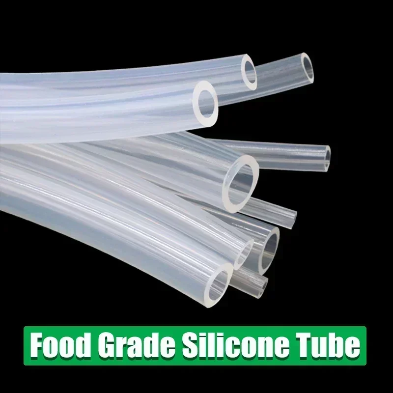 Food Grade Transparent Silicone Rubber Hose ID 0.5 1 2 3 4 5 6 7 8 9 10 ...