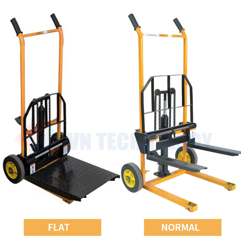 Manual-Hand-Pallet-Stacker-Small-Forklift-Mini-Home-Loading-and-Unloading-Truck-with-Straddle ...