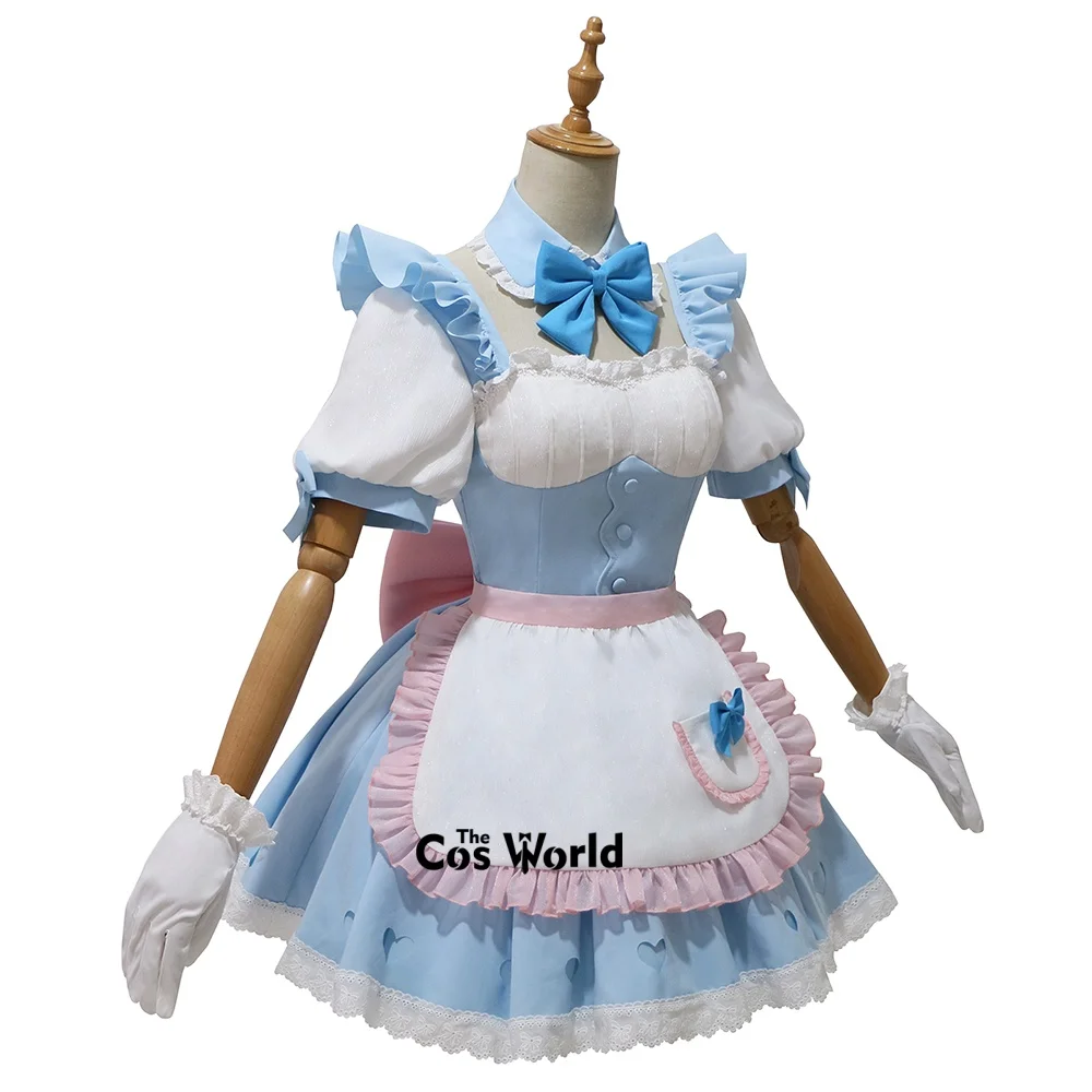Re:Zero Ram Rem Cute Maid Apron Dress Uniform Anime Cosplay Costume ...