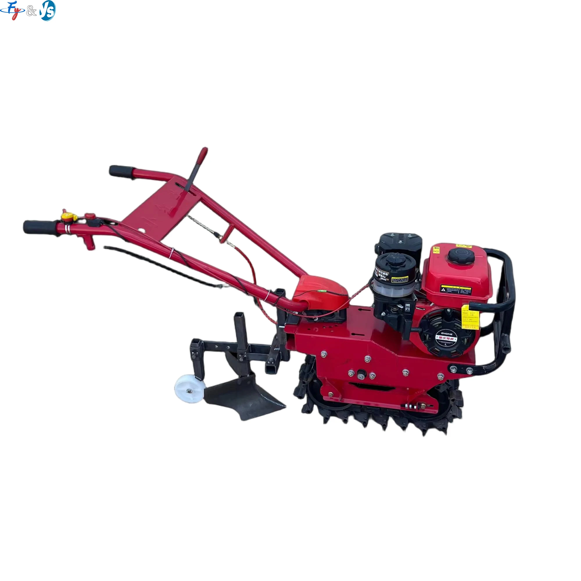 170 Chain Track Micro Tiller Rotary Tiller Cultivator Mini Tiller ...