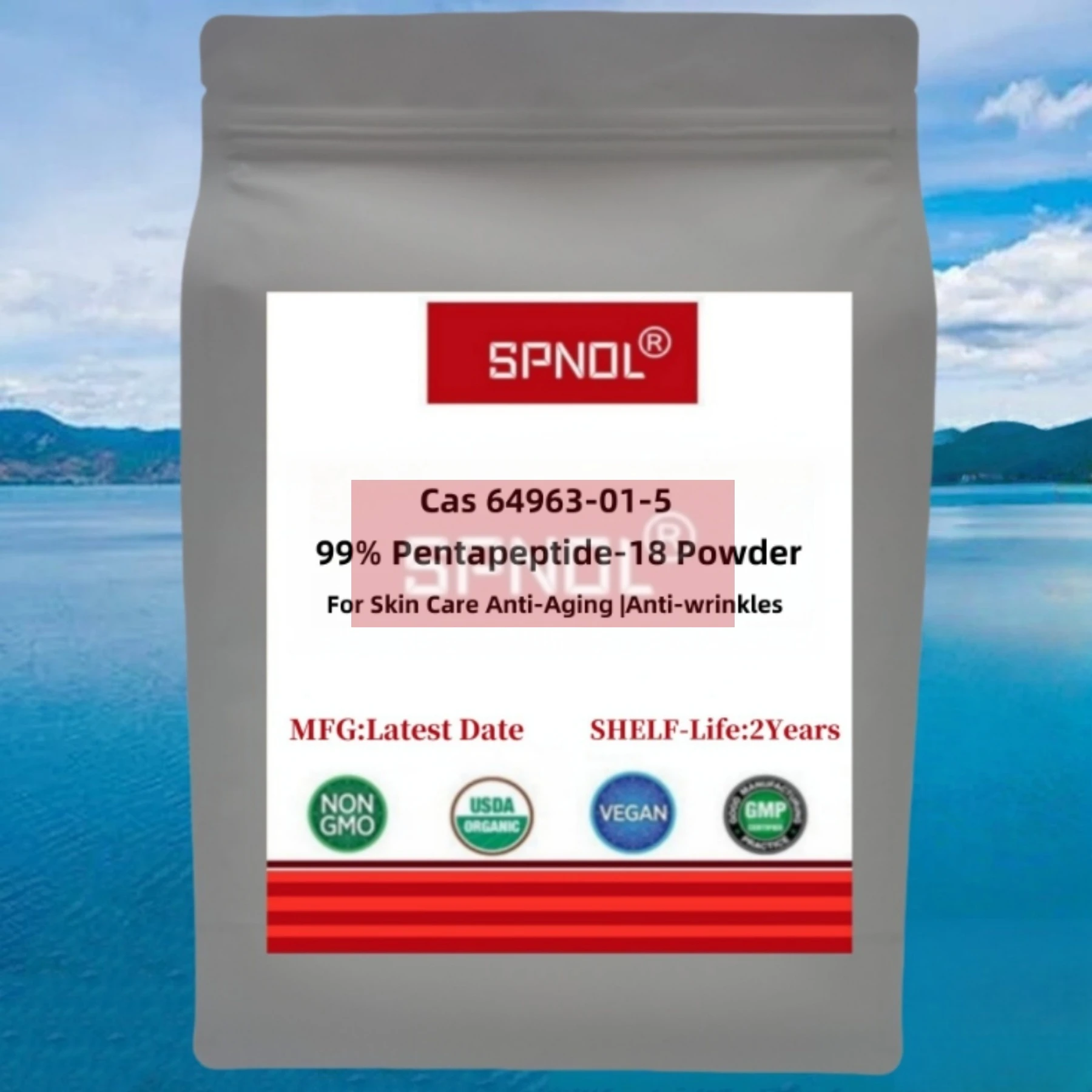 Hot Sell Pentapeptide-18 Powder For Skin Care Anti-aging Cas 64963-01-5 ...