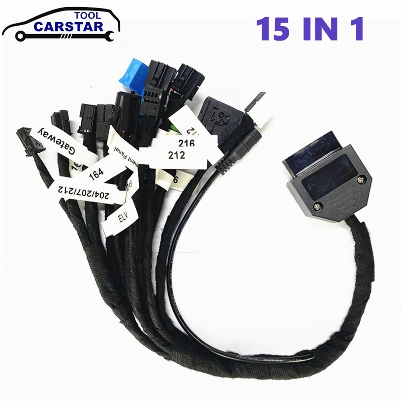 Origional 15 in 1 EIS ELV Gateway Test Line Platform Cables for Benz ...