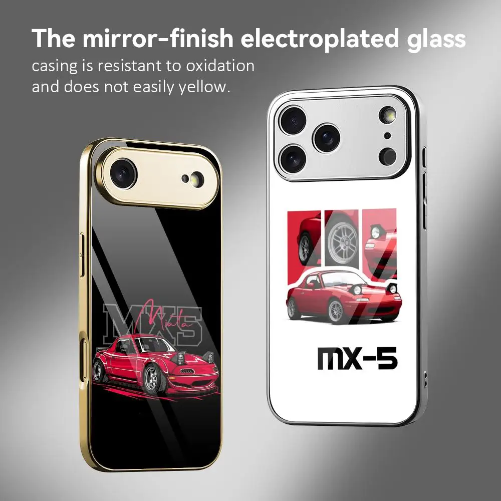 M-Miata Car M-MX5 Cool Phone Case For IPhone 17 16 15 14 13 12 Pro Max ...