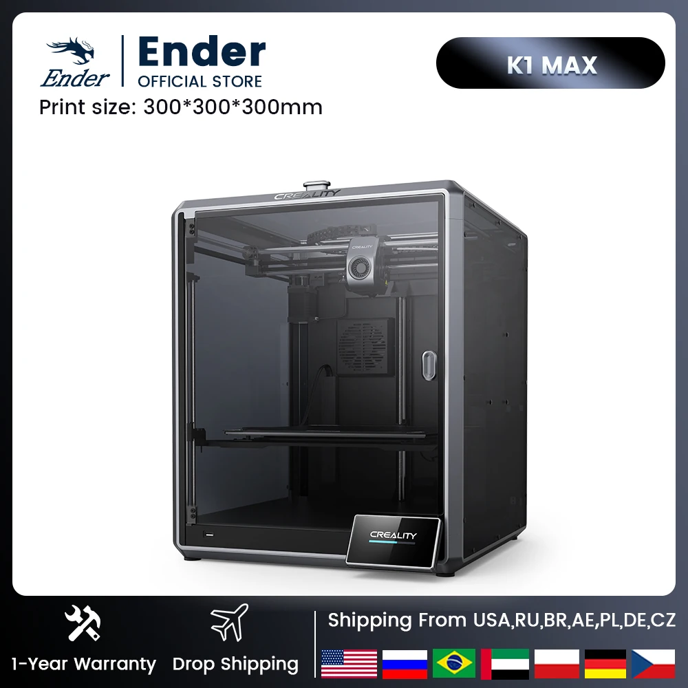Creality-K1-Max-3D-Printer-600mm-s-Printing-Speed-Dual-gear-Direct ...