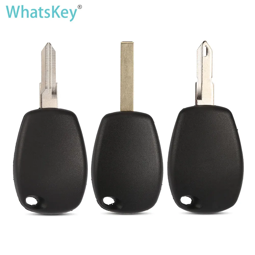 Whatskey Remote Car Key Shell Case Cover For Renault Logan Without ...