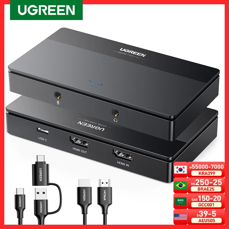 New! UGREEN HDMI Video Capture Card 4K60Hz HDMI to USB/Type-C Video ...