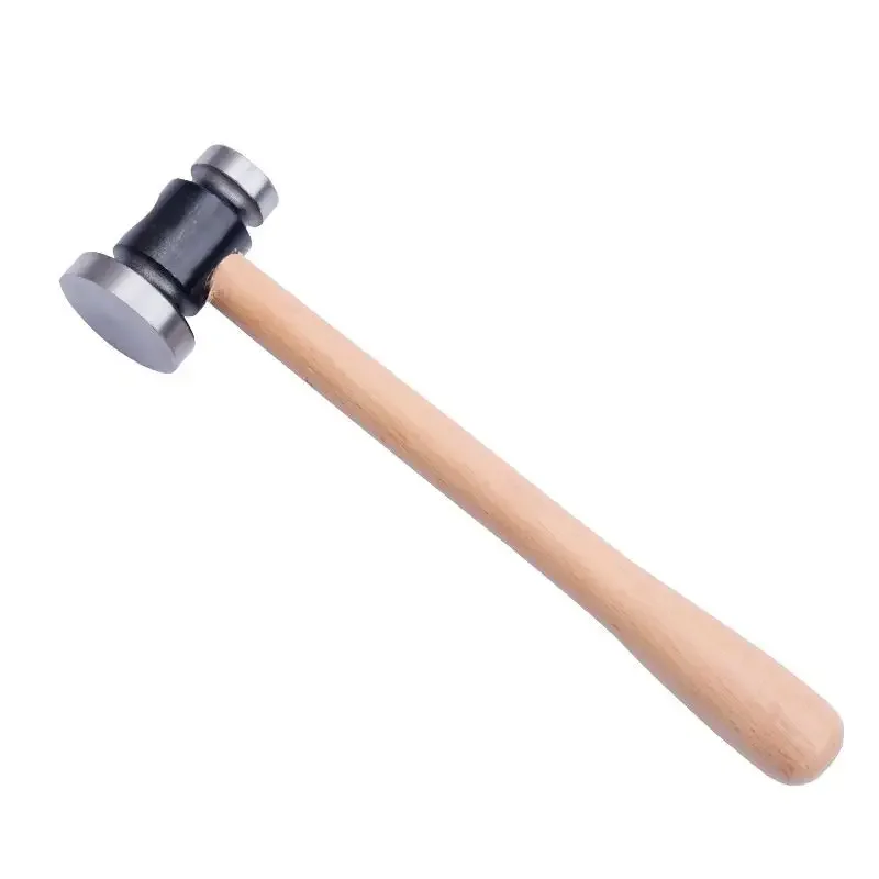 Double Sided Flat Hammer, Wooden Handle, Iron Hand , Small Nipple ...