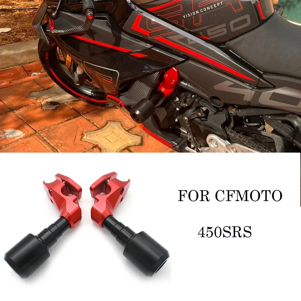 FOR-CFMOTO-450SRS-450SR-Motorcycle-Engine-guard-Frame-slider-Crash-pads ...