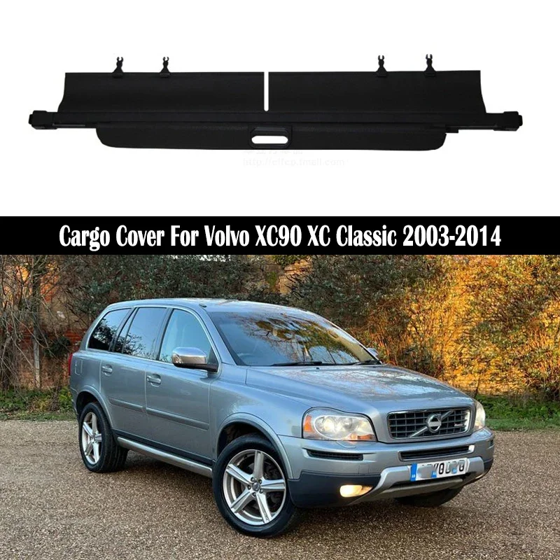 Rear Trunk Cargo Cover For Volvo XC90 2003-2014 Shield Shade Curtain ...