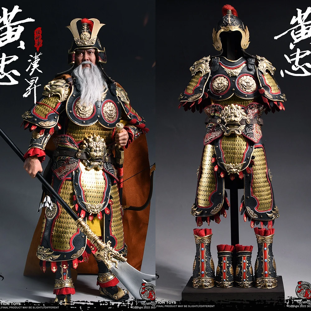 303 토이 액션 피규어 인형 말 모델, MP021, MP022, MP023, 1/6 1/6, 삼국지 시리즈, 후면 장군 황중 ...
