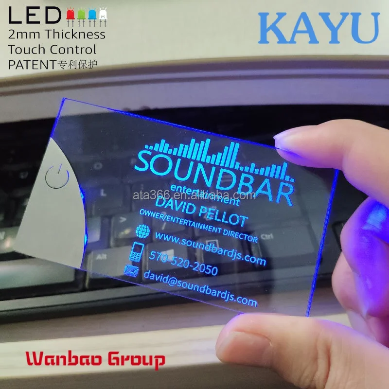 Tarjetas-de-visita-LED-con-luz-brillante-hologr-fica-personalizada ...