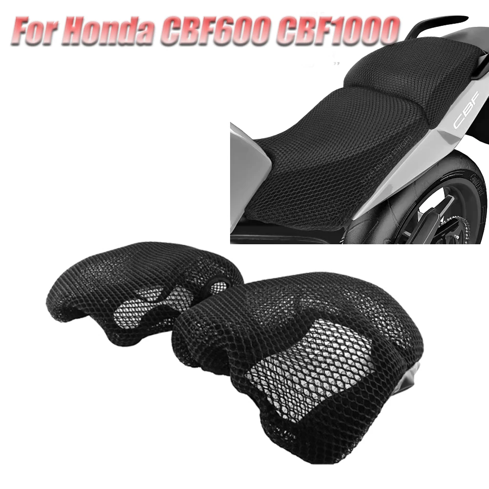 Motorcycle Front Rear 3D Mesh Seat Cover Heat Insulation Seat Cushion ...