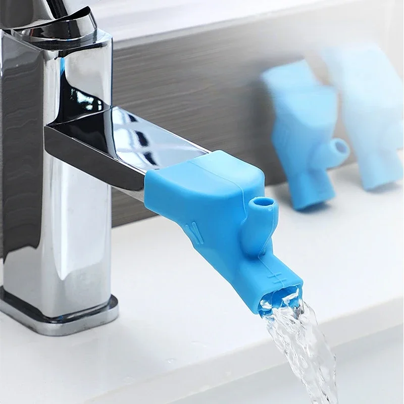 Bathroom-Sink-Nozzle-Faucet-Extender-Rubber-Elastic-Water-Tap-Extension ...