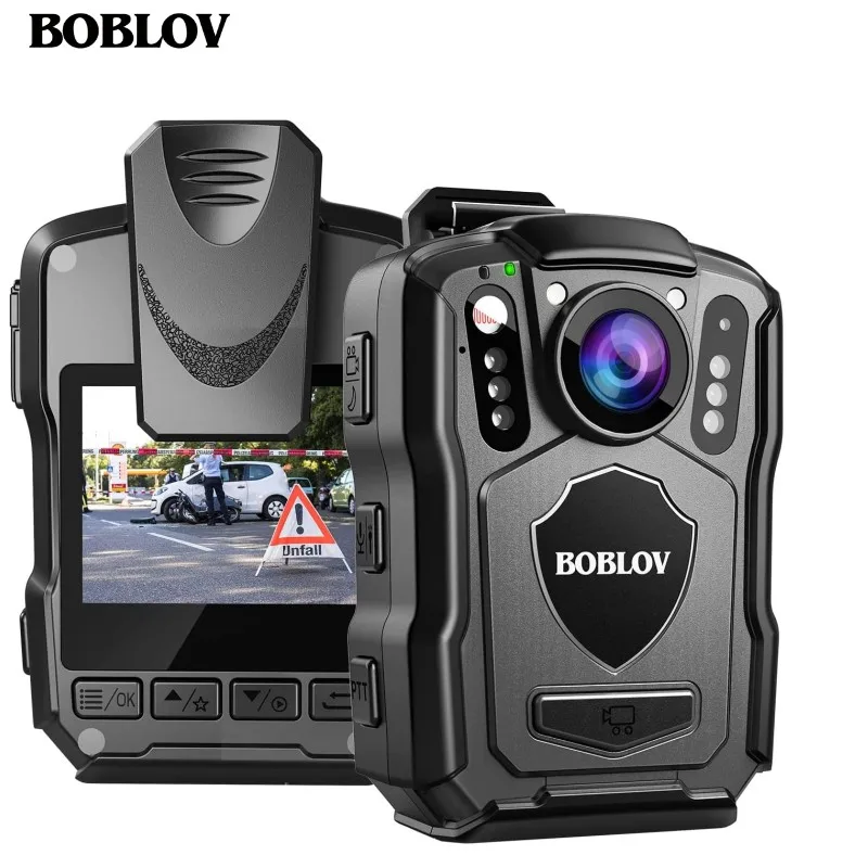 BOBLOV-M5-Mini-Camera-4200MAH-Battery-15Hours-Recording-Police-Body ...