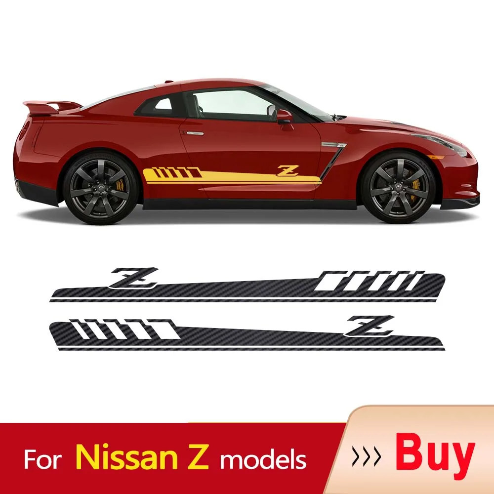 Car-Side-Stickers-Body-Stripes-Vinyl-Decal-For-Nissan-Z-300ZX-350Z-370Z ...