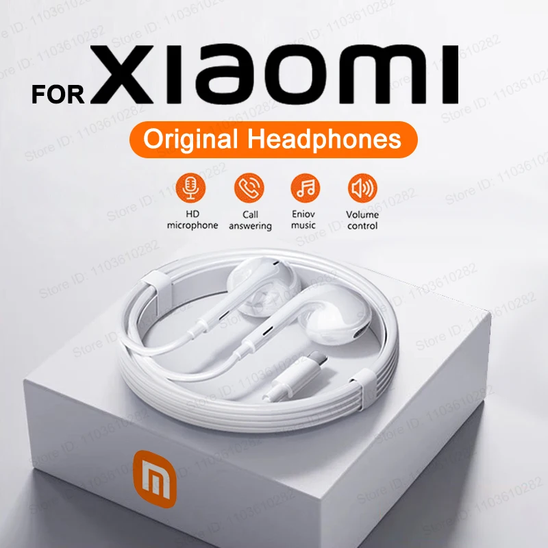 For-Xiaomi-Original-Headphones-Xiaomi-mi-14-13-12-in-ear-Earphones ...