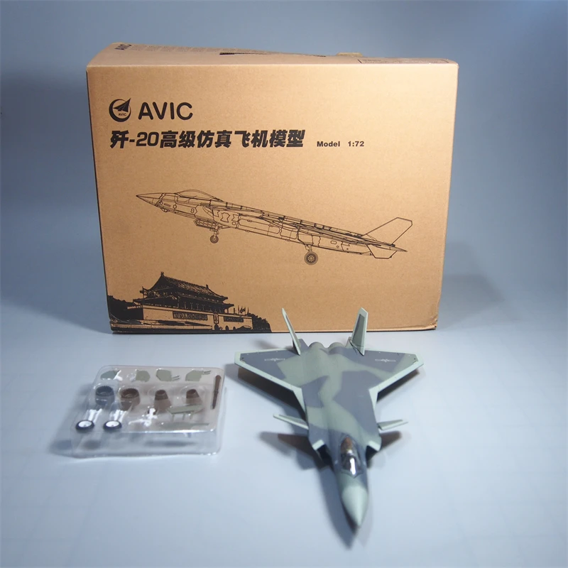 1-72-Scale-Military-AVIC-J-20-Fighter-Aircraft-Model-Diecast-Alloy ...