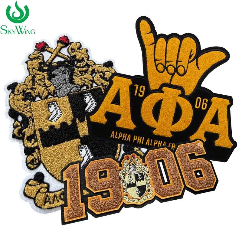 Parches-para-planchar-en-chaqueta-chenilla-1906-Alpha-Phi-Alpha-amistad ...