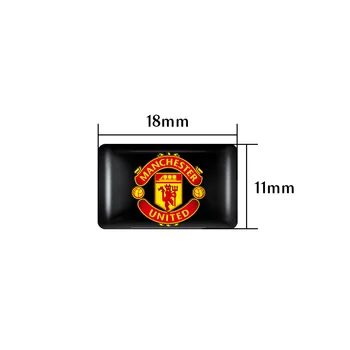 10/20/50PCS Epoxy Stickers Car Manchester United Badge Interior ...