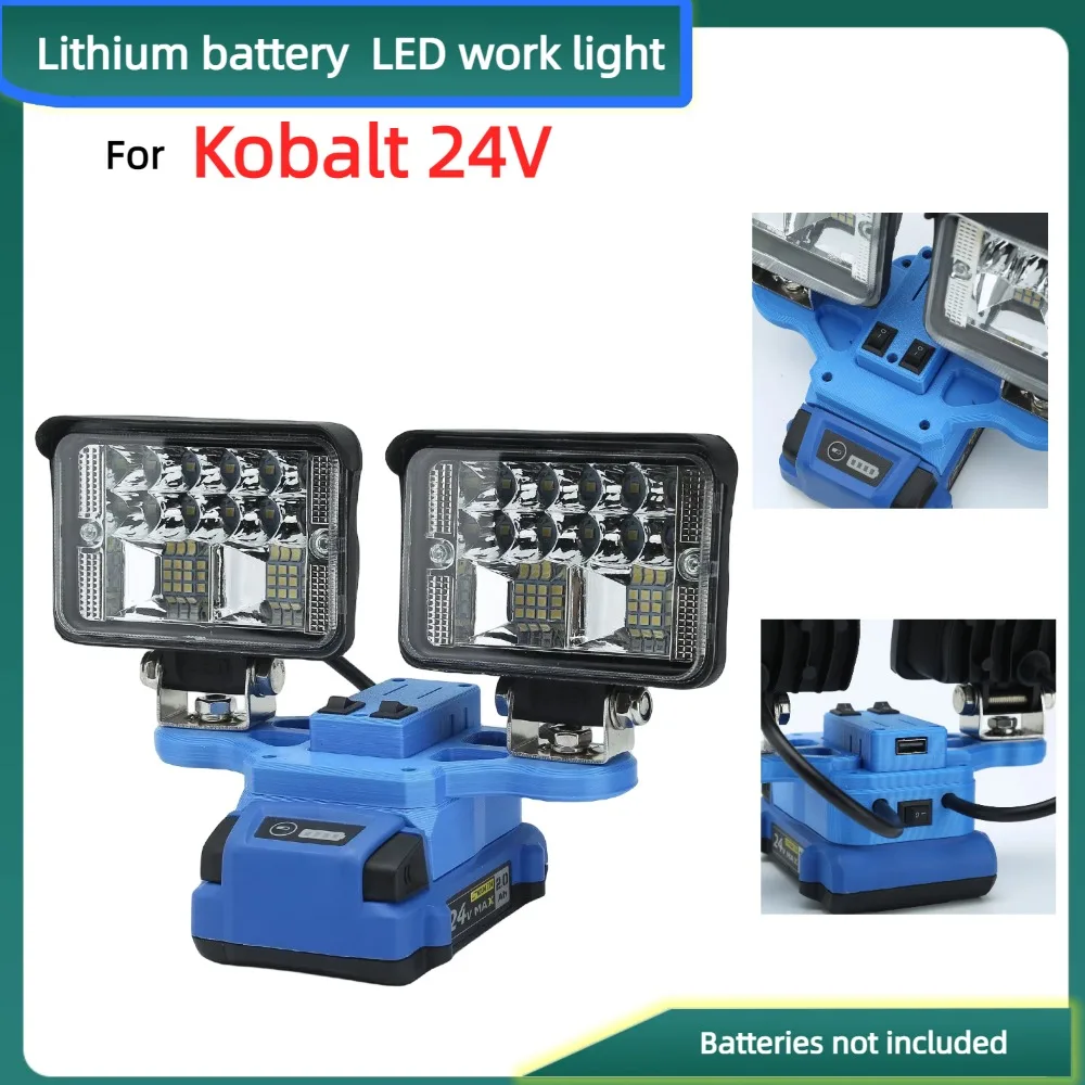 Lithium-Battery-LED-Work-Light-for-Kobalt-24V-Battery-Powered-Portable ...