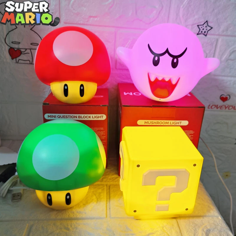 Super Mary Series USB Charging LED Night Light Question Mark Ghost ...