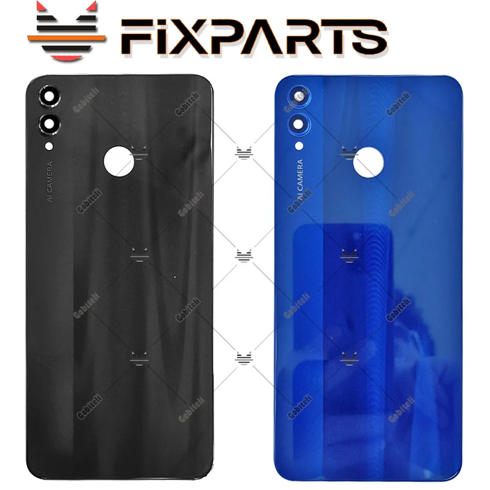 For-HUAWEI-Honor-8X-Battery-Cover-Rear-Glass-Door-Housing-Case-Back ...