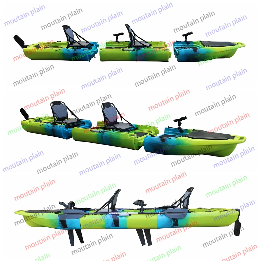 Lure-Boat-Fin-Pedal-Kayak-Hard-Boat-Two-Sections-Three-Sections-Single ...