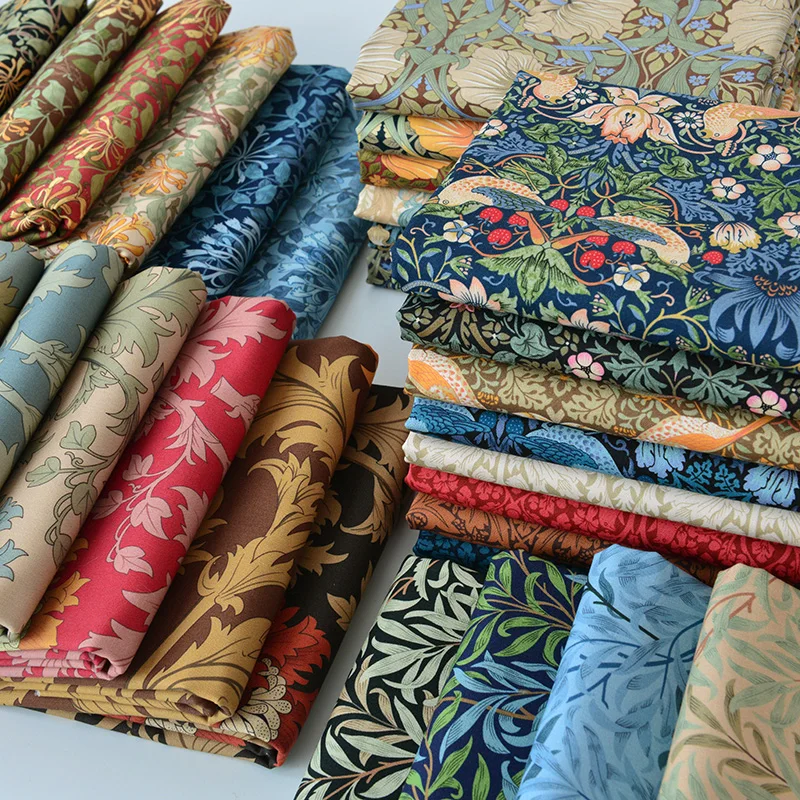 145cm*50cm William Morris Fabric Cotton Digital Printing Classic Flower ...