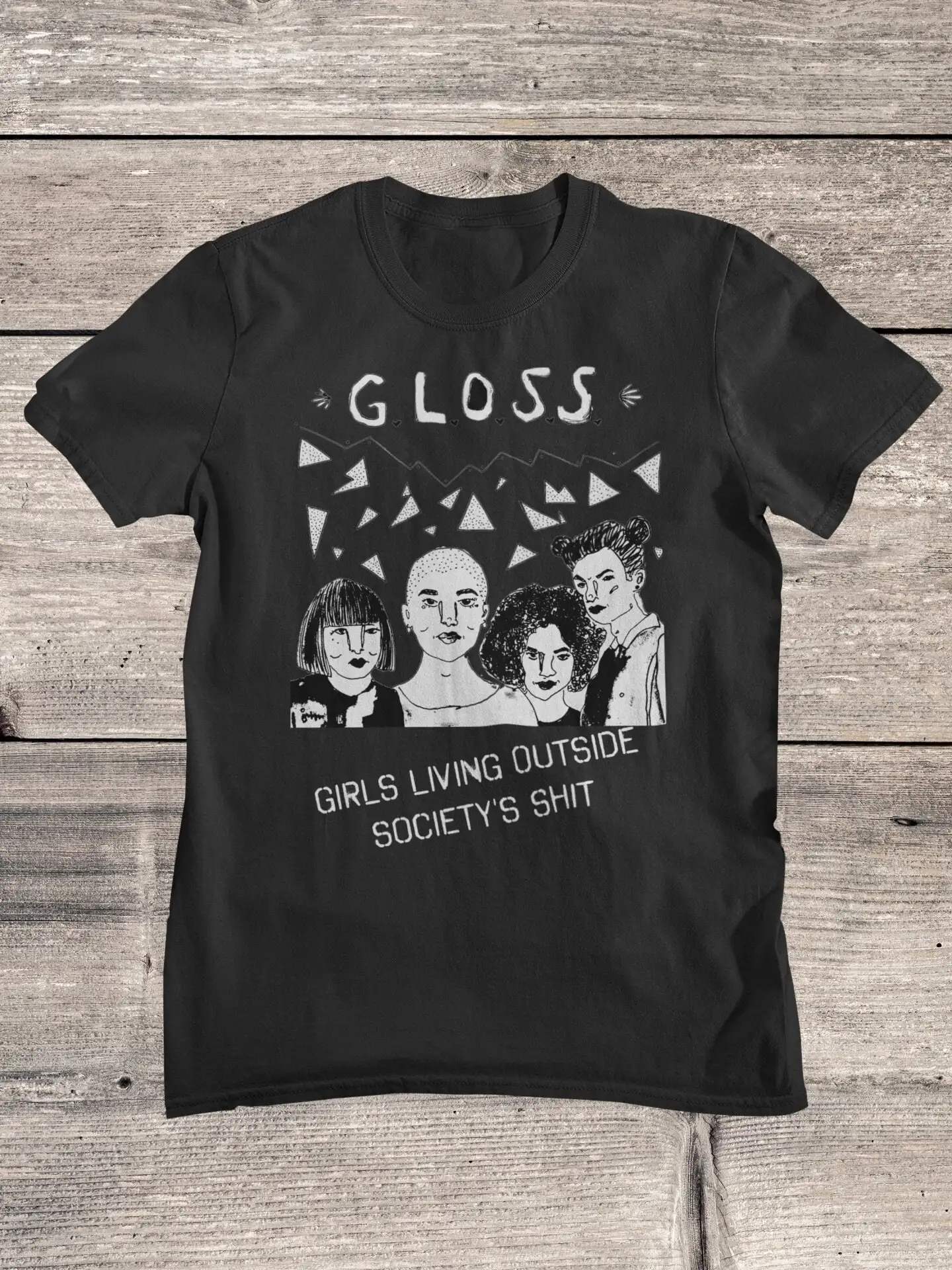 G.L.O.S.S Punk T-shirt Trans-feminist Hardcore Punk Band - AliExpress ...
