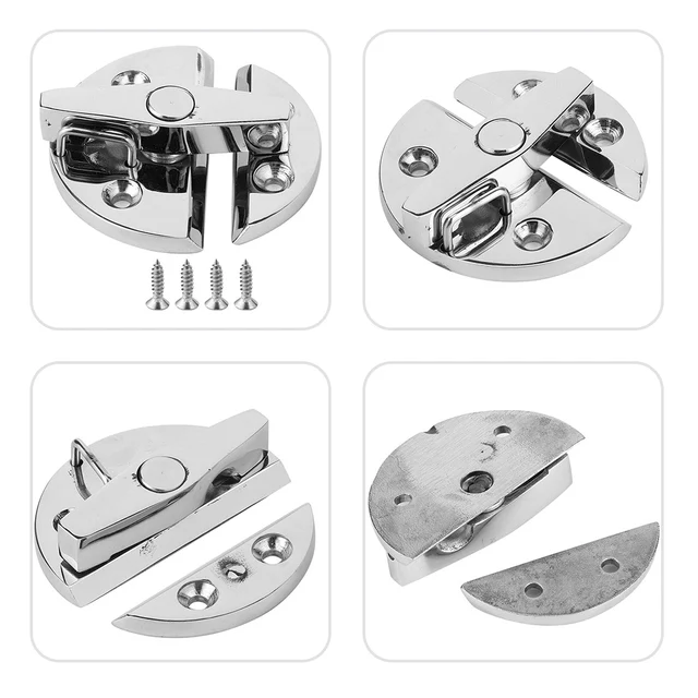 Boat Cabinet Twist Latch 4 Sets Es - 59mm Round Nylon Turn Button Locks ...