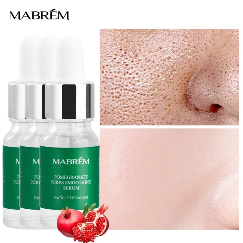 Mabrem Pomegranate Pore Smooth Essence Moisturizing Hydration Shrinking ...