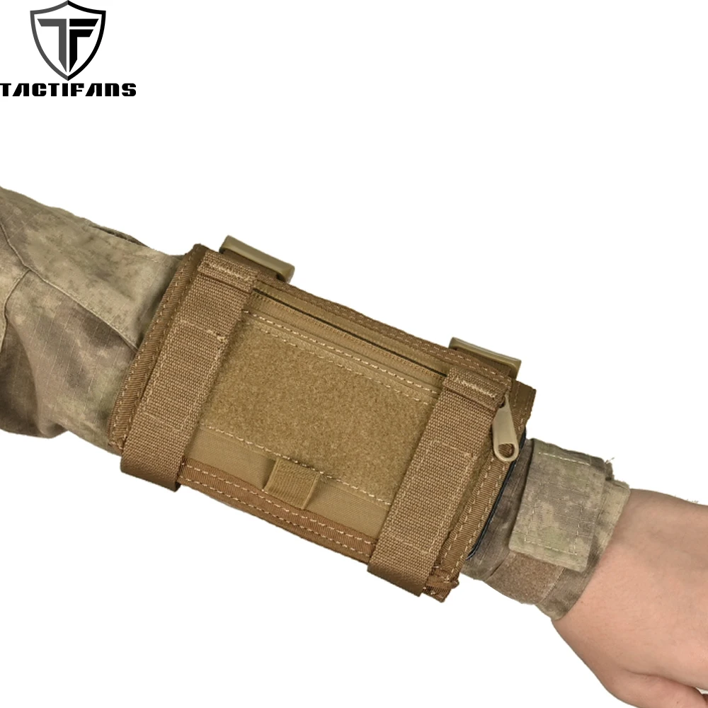 Tactical Arm Sleeve Map Pouch Documets Pocket Military Wrist Bag ...