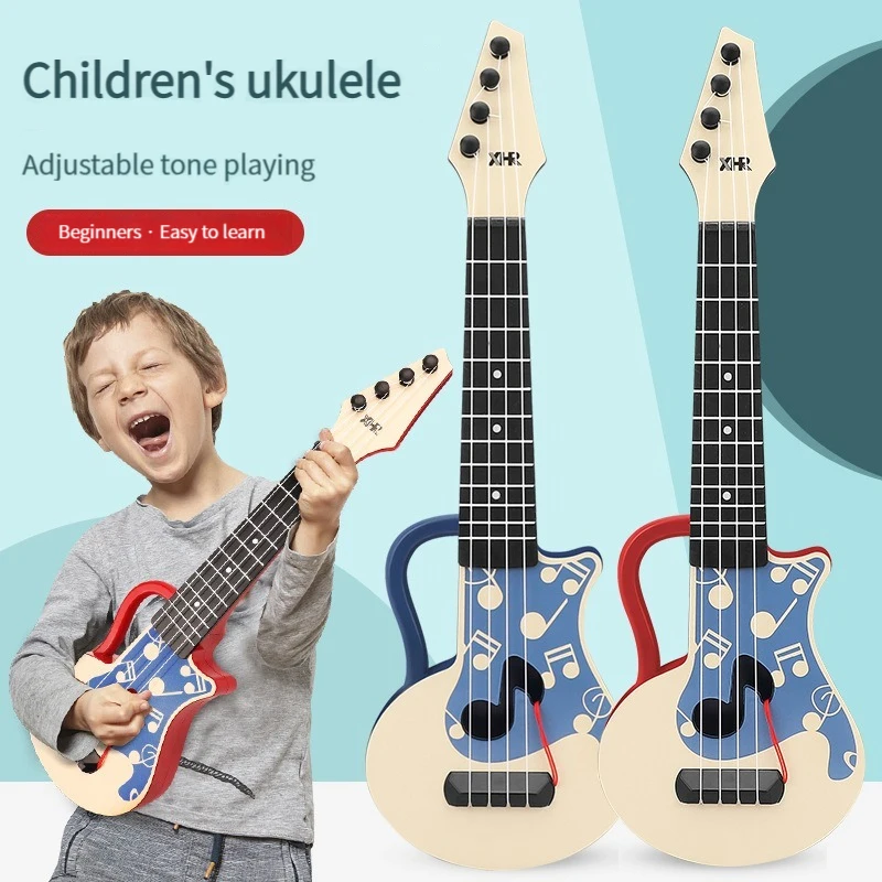 Children Toy Ukulele Musical Intrument Small Guitar 4 Strings Early ...