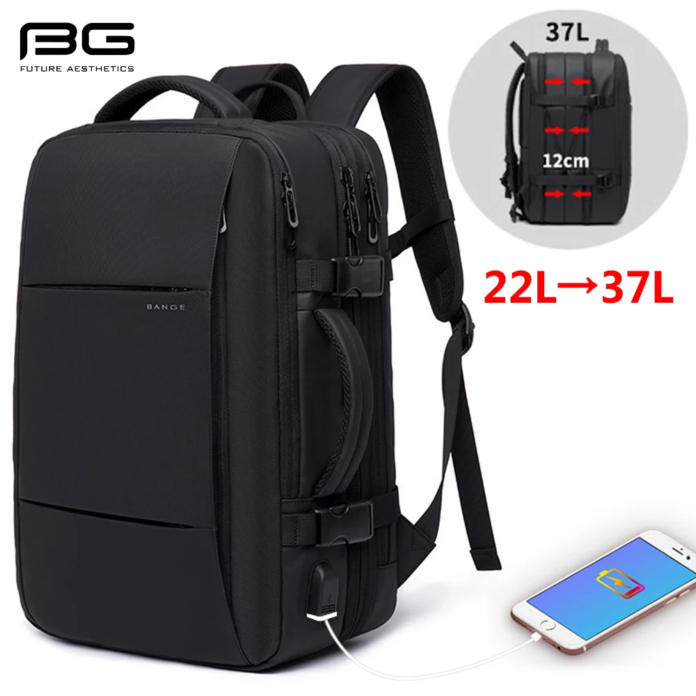 BANGE-Large-Capacity-Expandable-Backpacks-USB-Charging-17-3-inch-Laptop ...