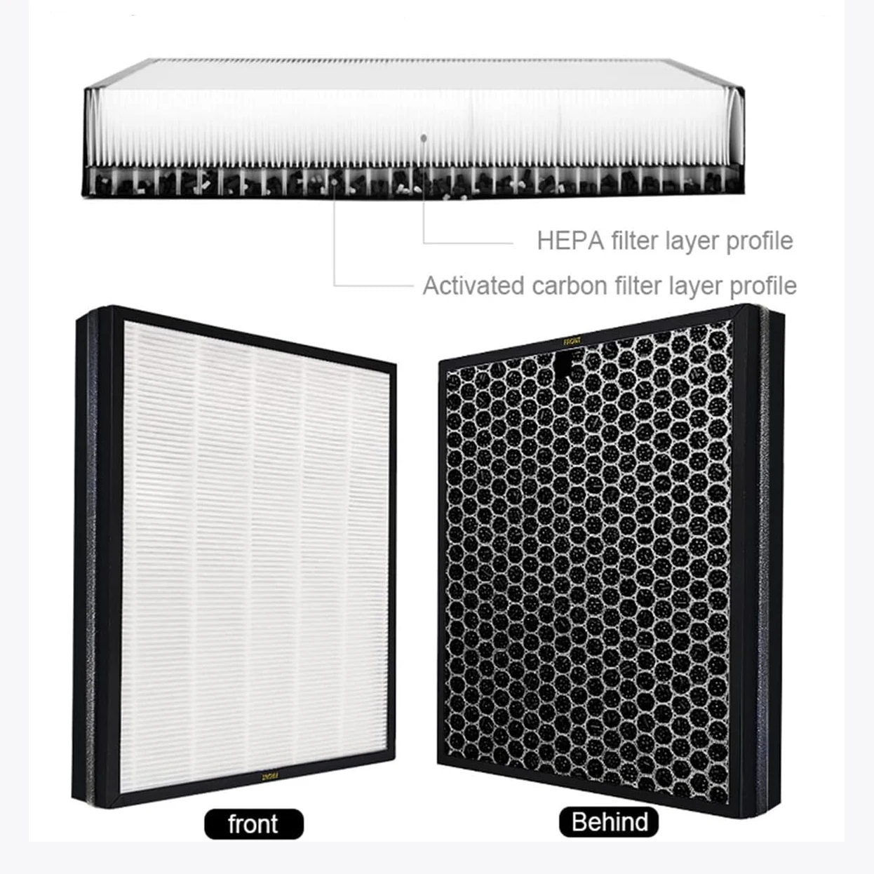 A341 HEPA + Activated Carbon Composite Multifunctional Filter Air ...