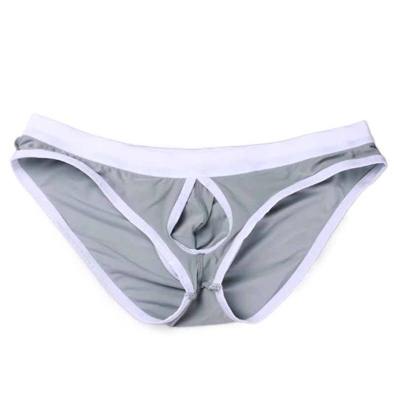 Aibc Open Front Sexy Men Underwear Big Penis Pouch Mens Briefs Low ...