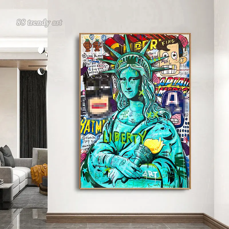 Statue Of Liberty Pop Art