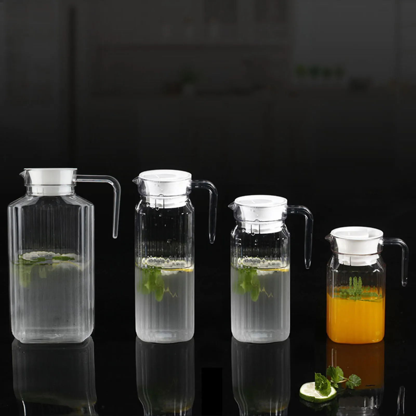 1Pc-Acrylic-Transparent-Water-Juice-Bottle-Striped-Water-Ice-Cold-Juice ...