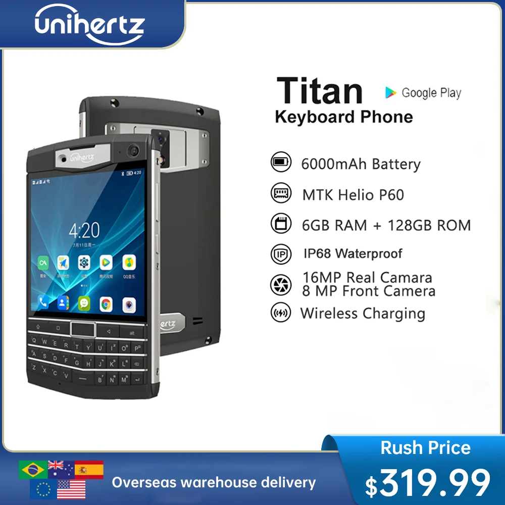 Unihertz-Titan-Android-10-Rugged-Smartphone-6GB-128GB-Octa-Core ...