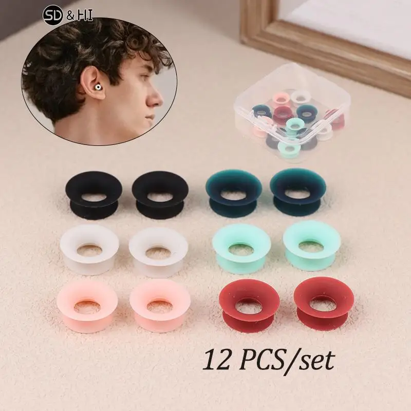 12Pcs-Silicone-Ring-Earplugs-Noise-Reduction-5-DB-Noise-Ring-Earplugs ...
