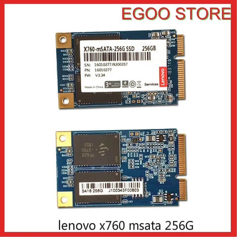 Lenovo X760 MSATA 256G SSD Y470 Y400 Y480 B480 E430 X230 M490 yoga 13 ...