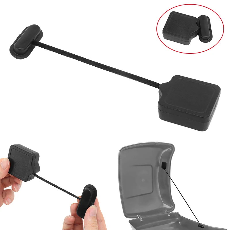 Motorcycle ABS Plastic Pack Trunk Lid Tether For Harley Touring Ultra ...